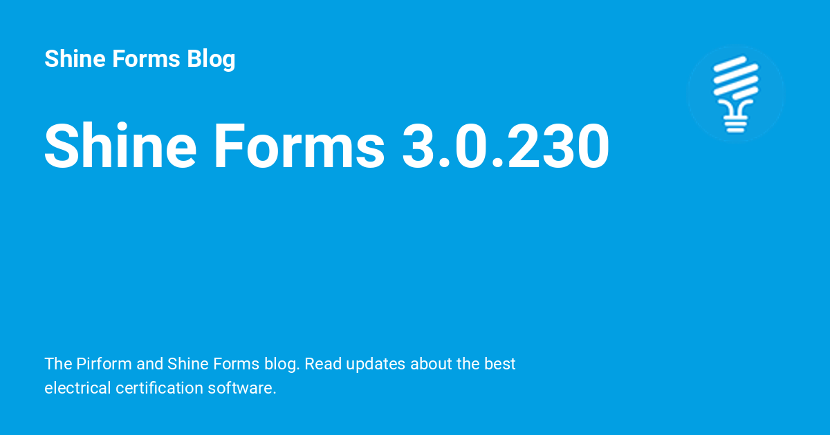 Shine Forms 3.0.230